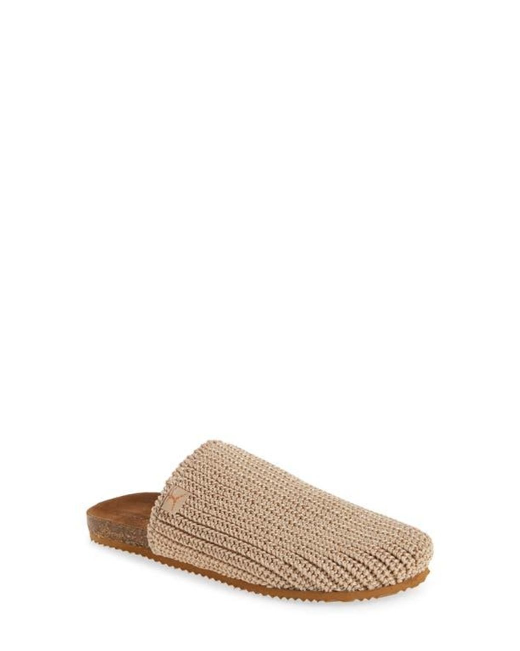 Danskin Textured Knit Clog in Brown | Lyst