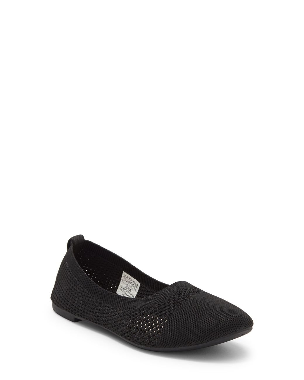 Danskin Vision Knit Ballet Flat In Black Lyst