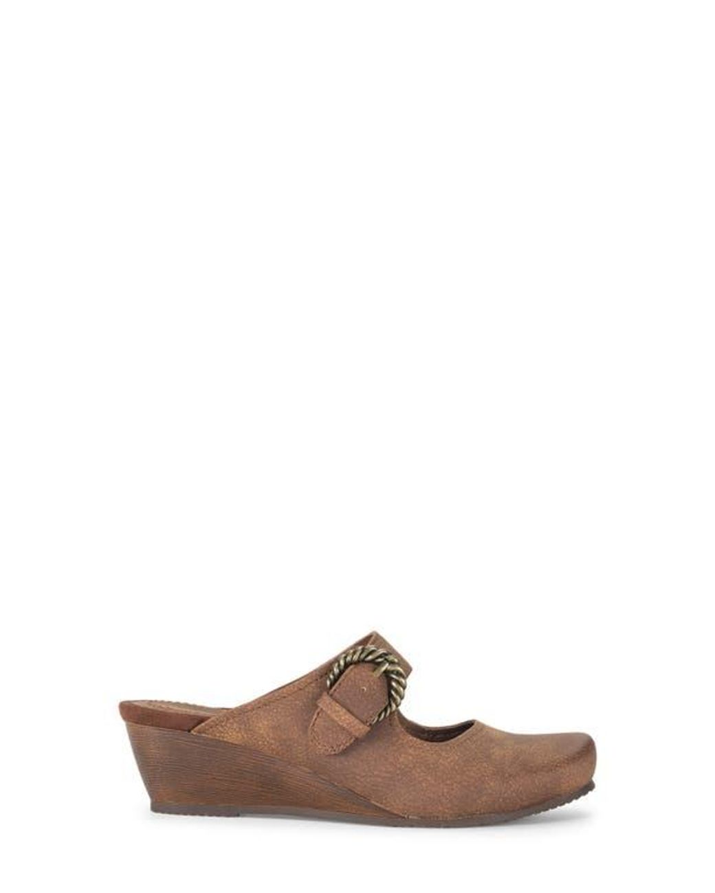 BareTraps Luna Mary Jane Mule in Brown | Lyst