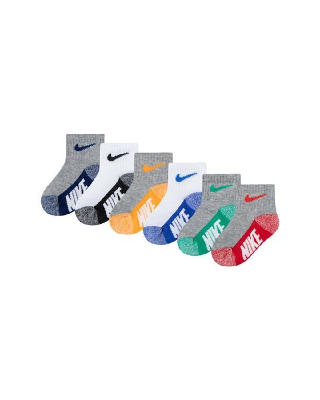 Nike Assorted 6-Pack Ankle Socks in Blue for Men | Lyst