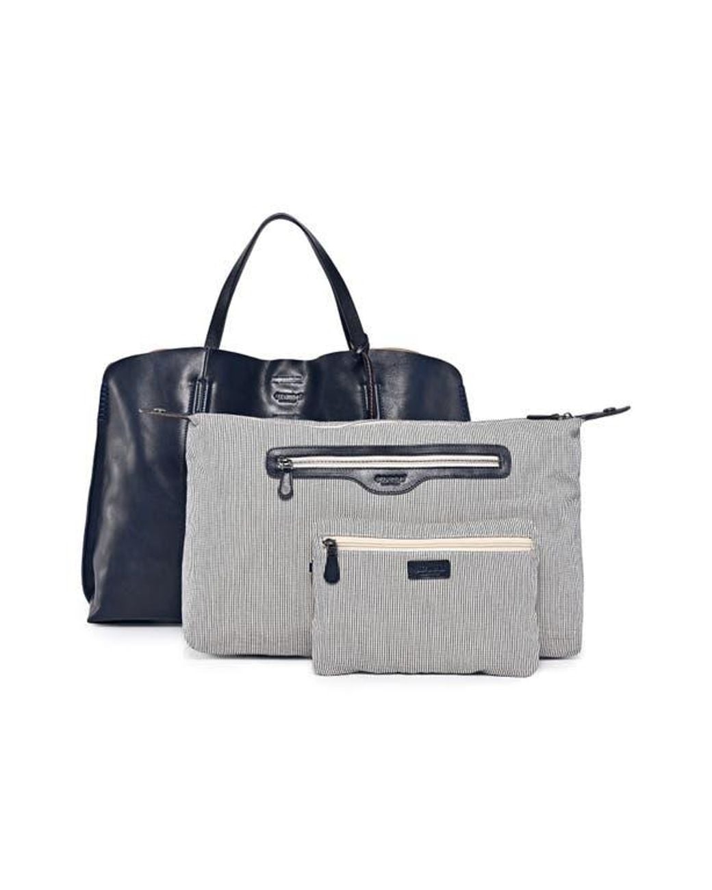 Old Trend Vintage Leather Forest Island Tote in Blue | Lyst