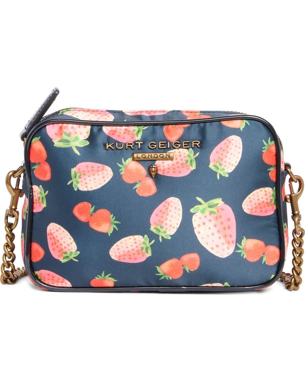 Kurt Geiger Small Portobello Camera Bag in Blue | Lyst