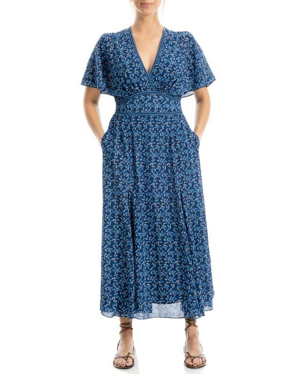 Great Description About Max Studio Flutter Sleeve Dress