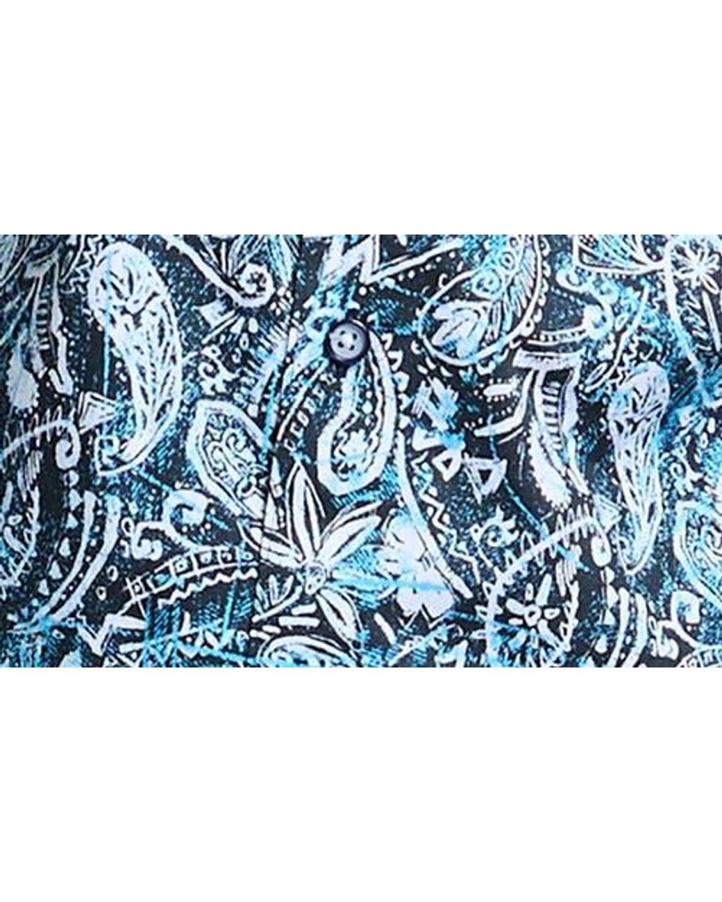 Robert Graham Atwell Long Sleeve Cotton Button-Up Shirt in Blue for Men ...