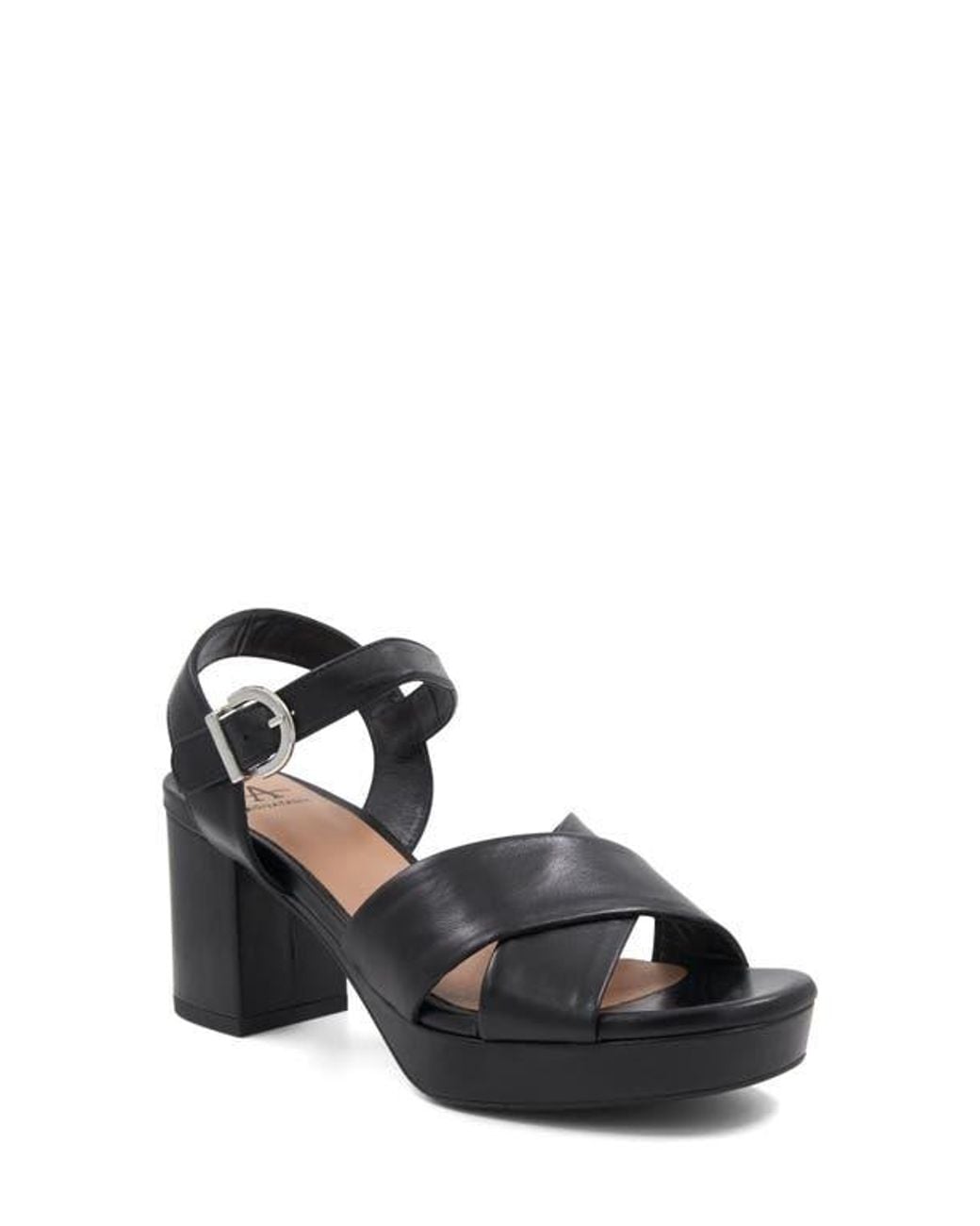 Aquatalia Mianna Platform Sandal in Black | Lyst