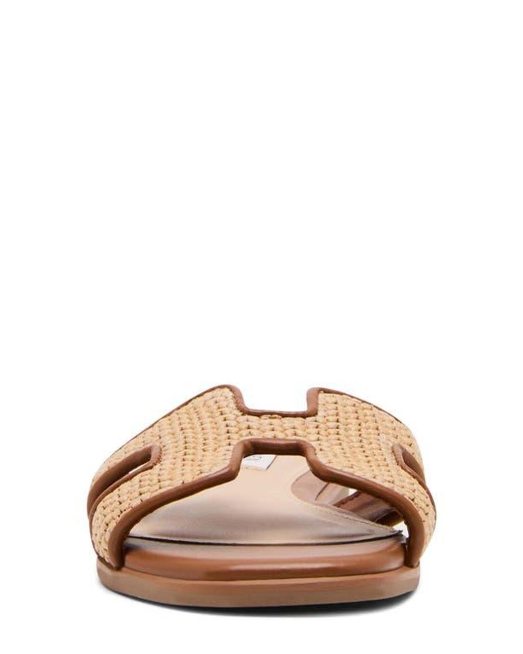 Steven New York Harlien Slide Sandal in Brown | Lyst