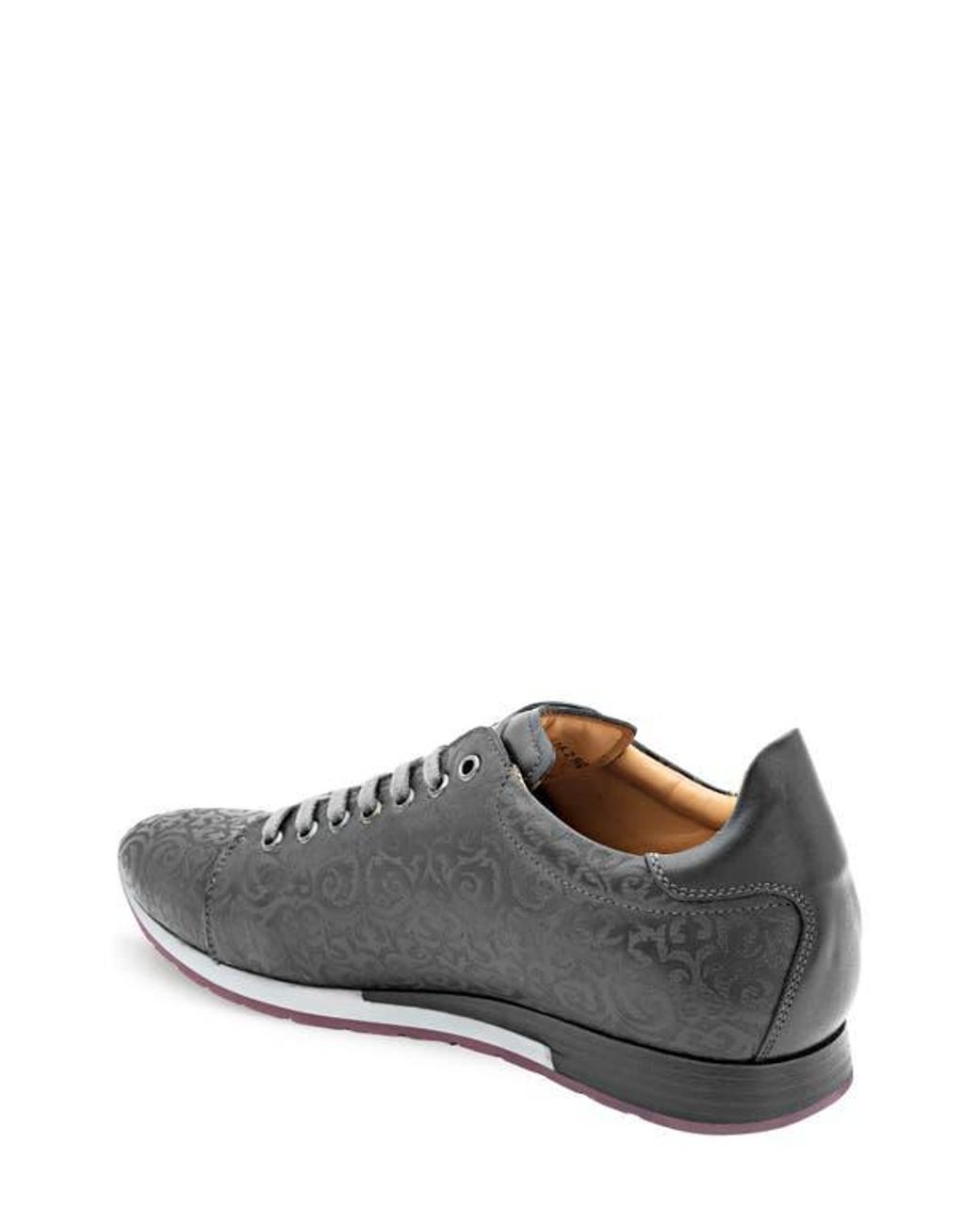 Mezlan Portico Low Top Sneaker in Gray for Men | Lyst