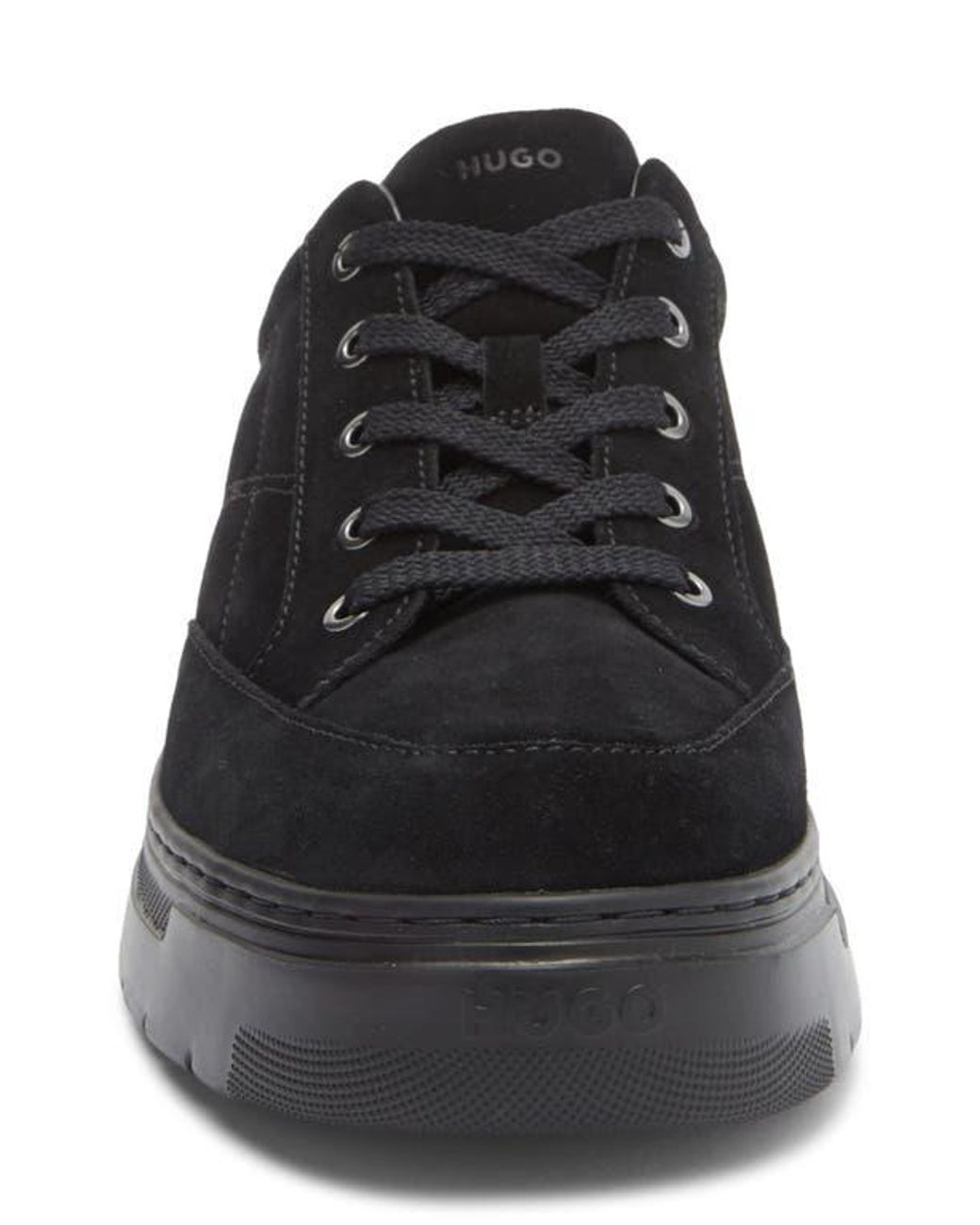 BOSS Urian Derby Sneaker in Black for Men | Lyst