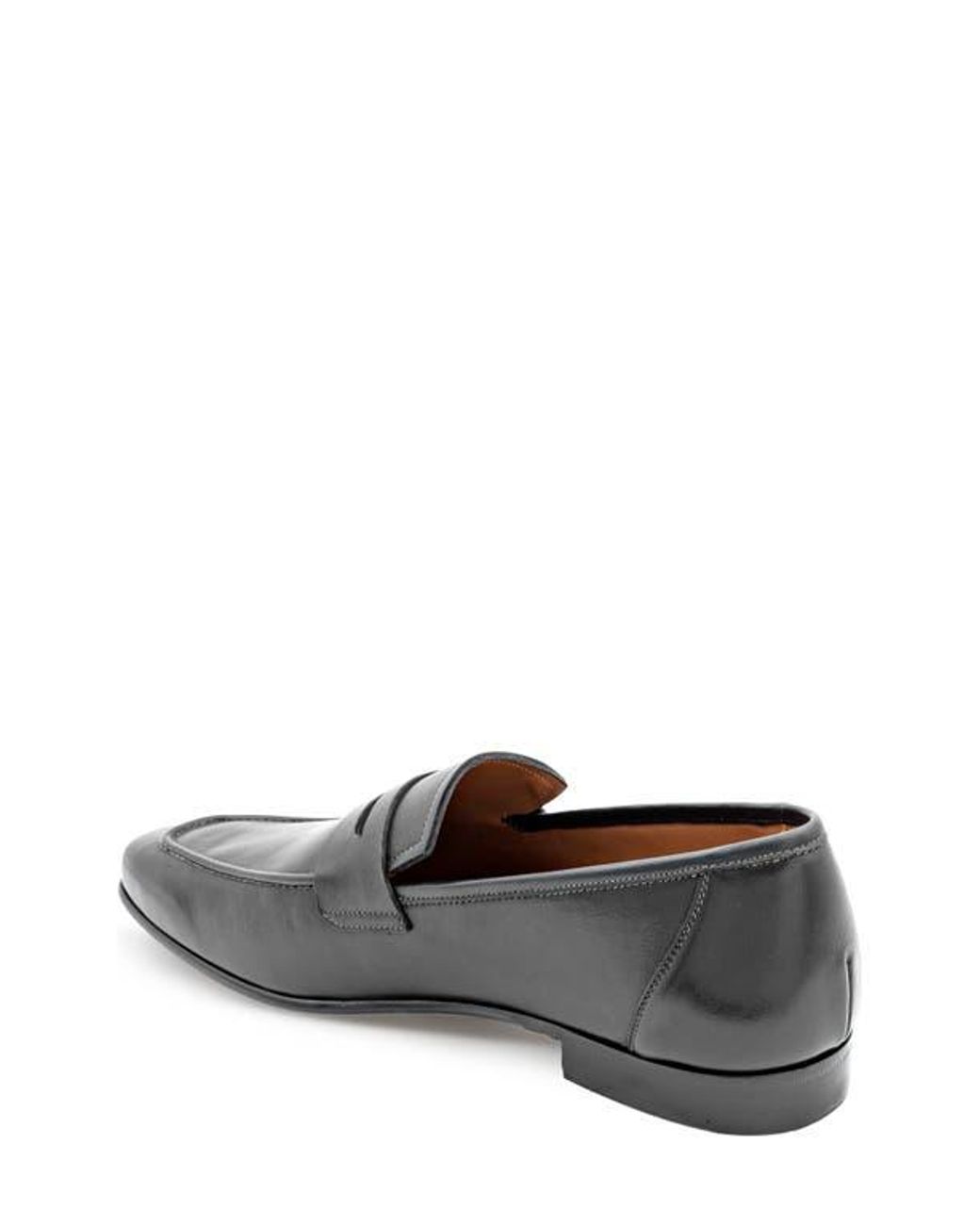 Mezlan Patina Penny Loafer in Gray for Men | Lyst