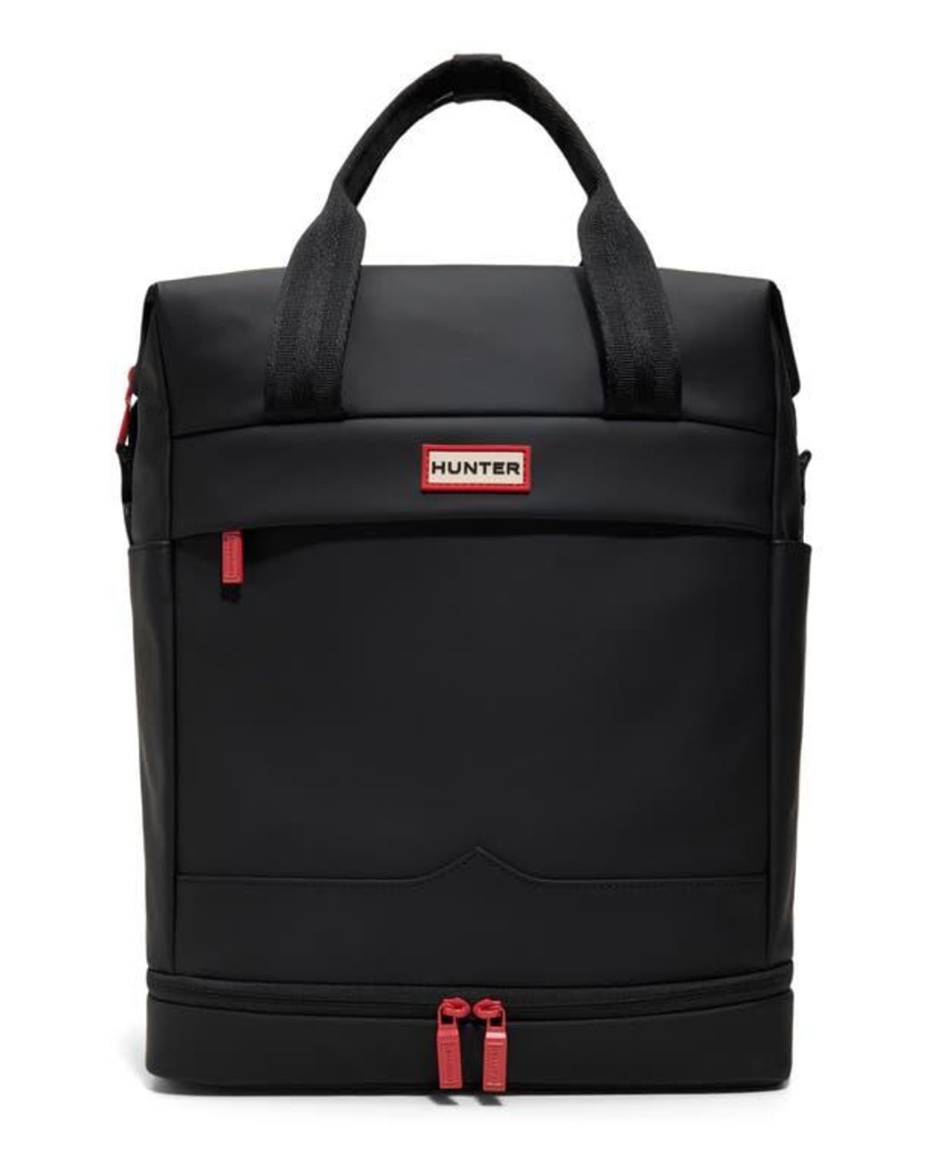 HUNTER Urban Pu Backpack in Black | Lyst