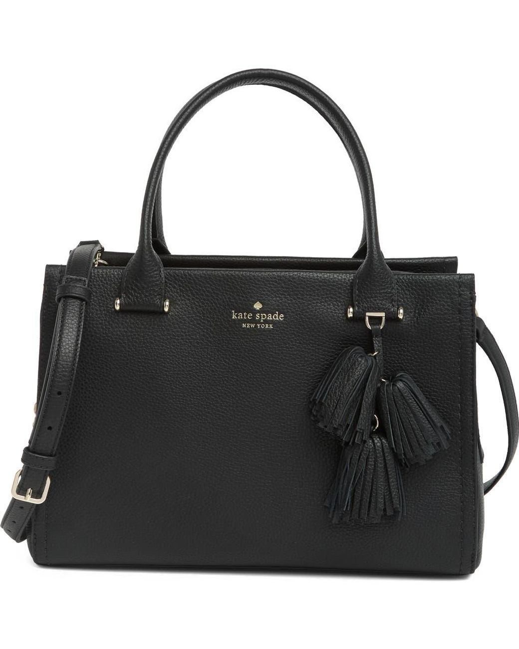 Kate Spade Palmer Drive Maryam Convertible Top-Handle Bag in Black | Lyst