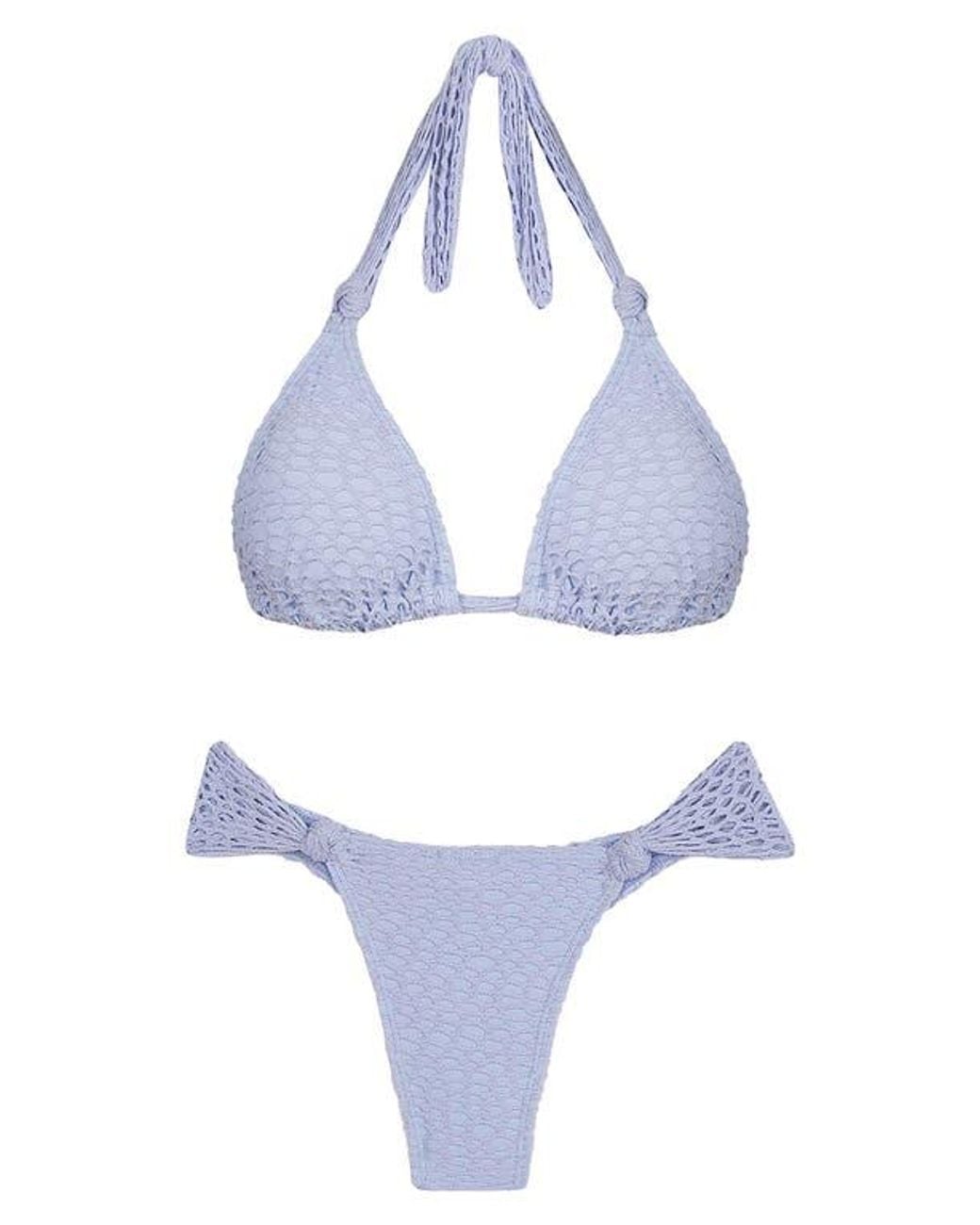 ViX Lee Triangle Bikini Top in Brown | Lyst