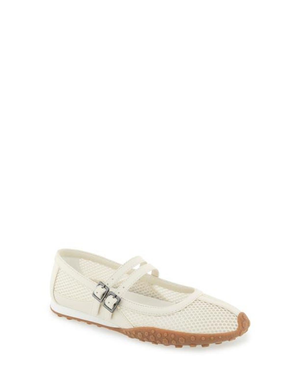 Kenneth Cole Violeta Mary Jane Flat in White | Lyst