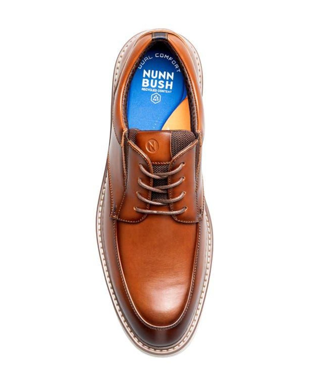 Nunn Bush Gates Moc Toe Derby in Brown for Men | Lyst