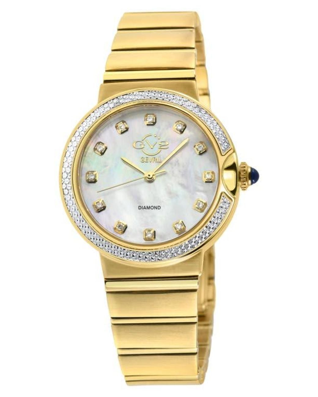 Gevril Sorrento Diamond Bracelet Watch, 32Mm in Metallic | Lyst