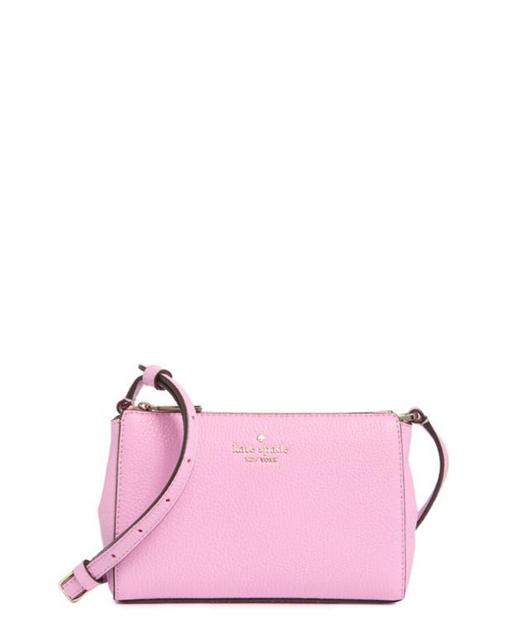 Kate Spade Leila Mini Crossbody Bag in Pink | Lyst