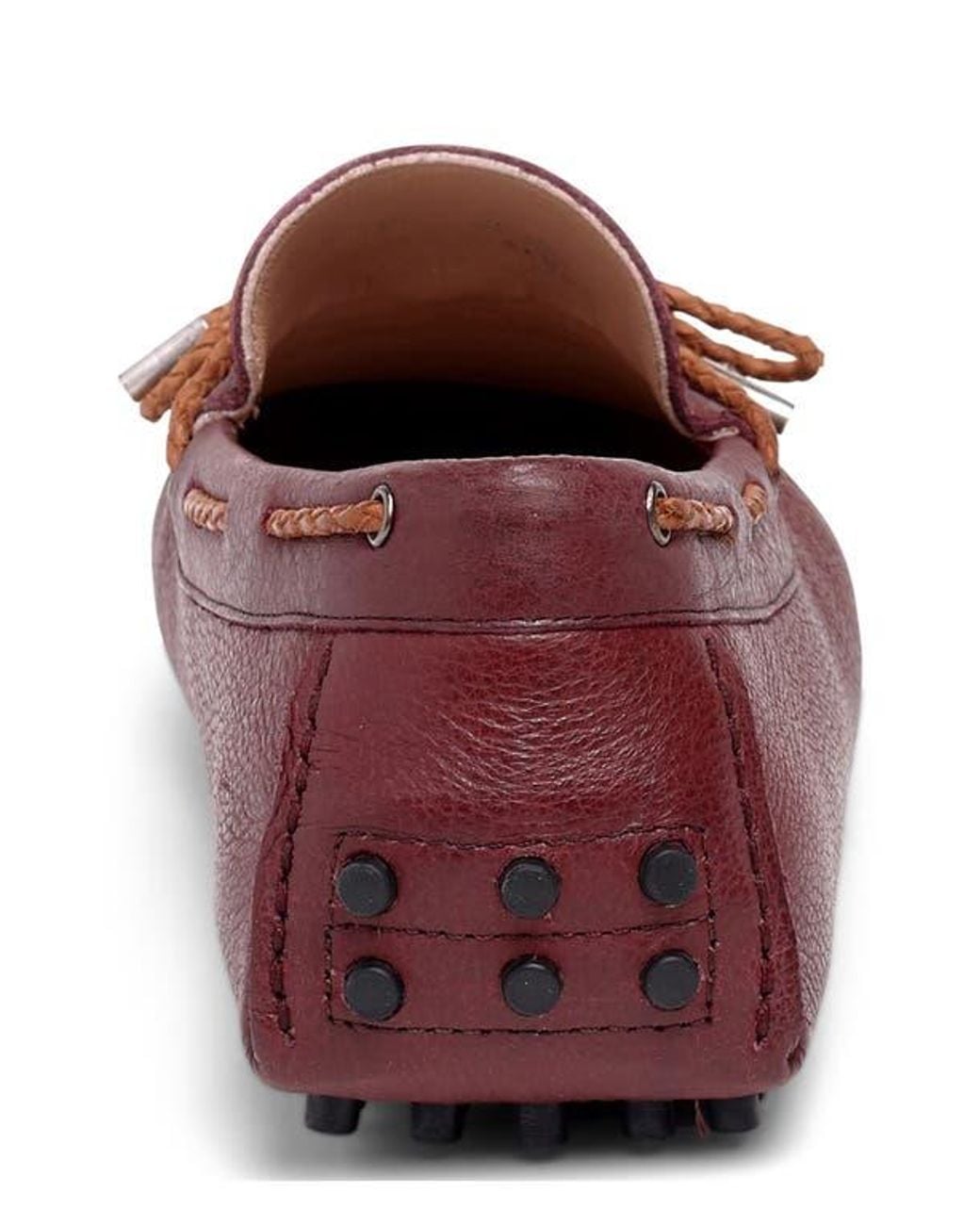 Carlos By Carlos Santana Sfo Leather Driver in Purple for Men | Lyst