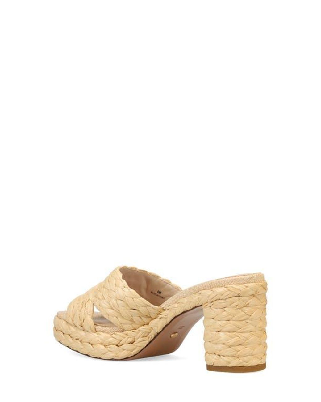 Pelle Moda Camren Platform Sandal in Natural | Lyst