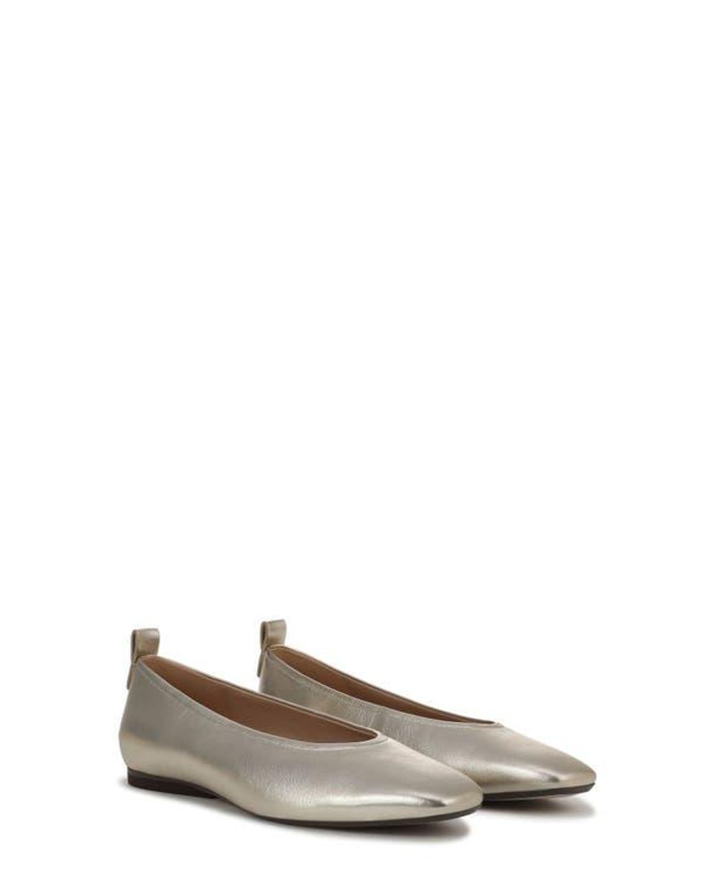 27 EDIT Naturalizer Carla Leather Ballet Flat in White | Lyst