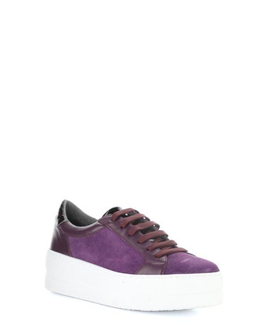 Bos. & Co. Maude Platform Sneaker in Purple | Lyst