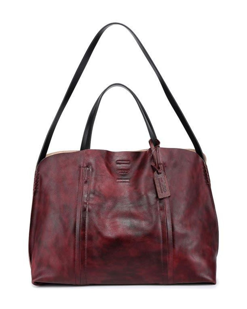 Old Trend Forest Island Leather Tote Bag in Purple | Lyst