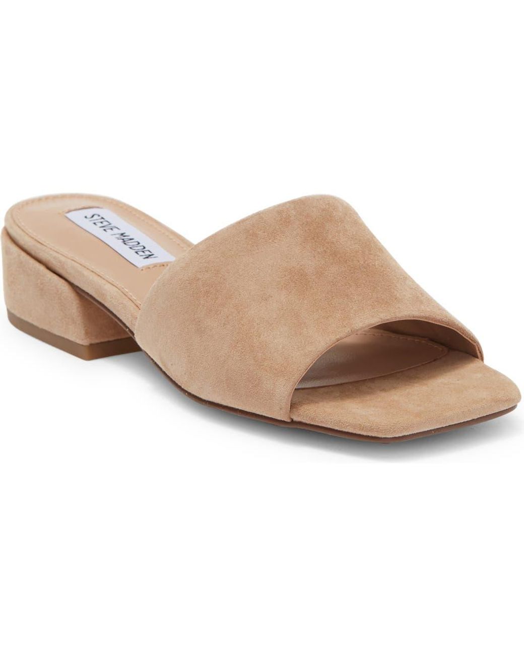 Steve Madden Amir Slide Sandal in Brown | Lyst