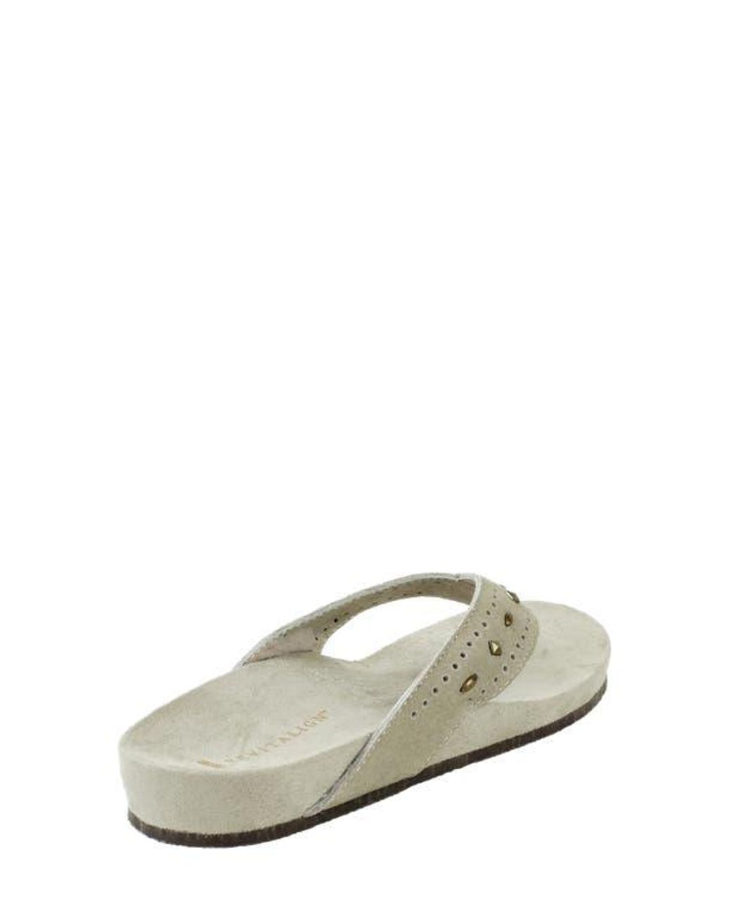 Revitalign Kena Stud Orthotic Flip Flop in White | Lyst
