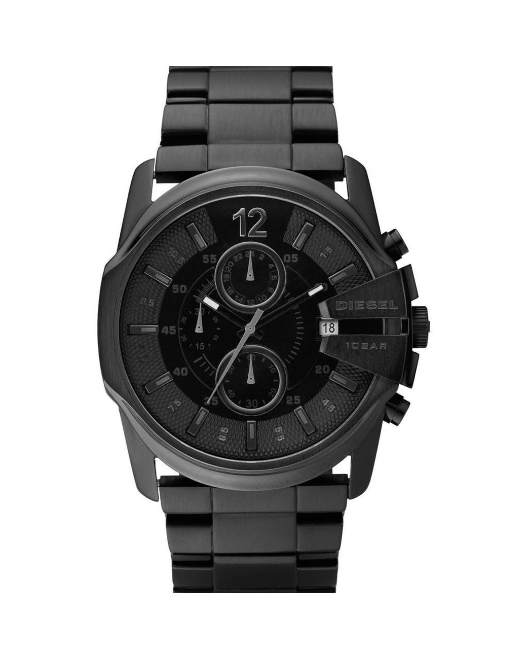 DIESEL 'Master Chief' Chronograph Bracelet Watch, 45Mm in Black for Men ...