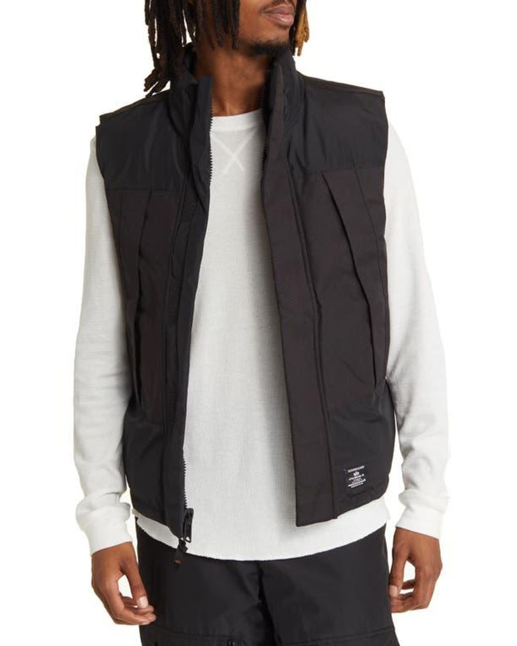 Alpha Industries Mod Reversible Vest in Black for Men | Lyst