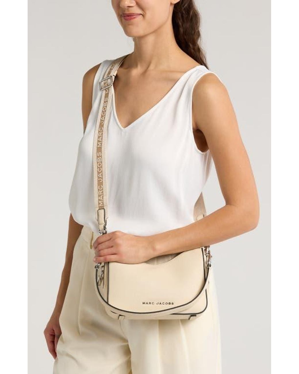 Marc Jacobs Small Drifter Convertible Shoulder Bag in Natural | Lyst
