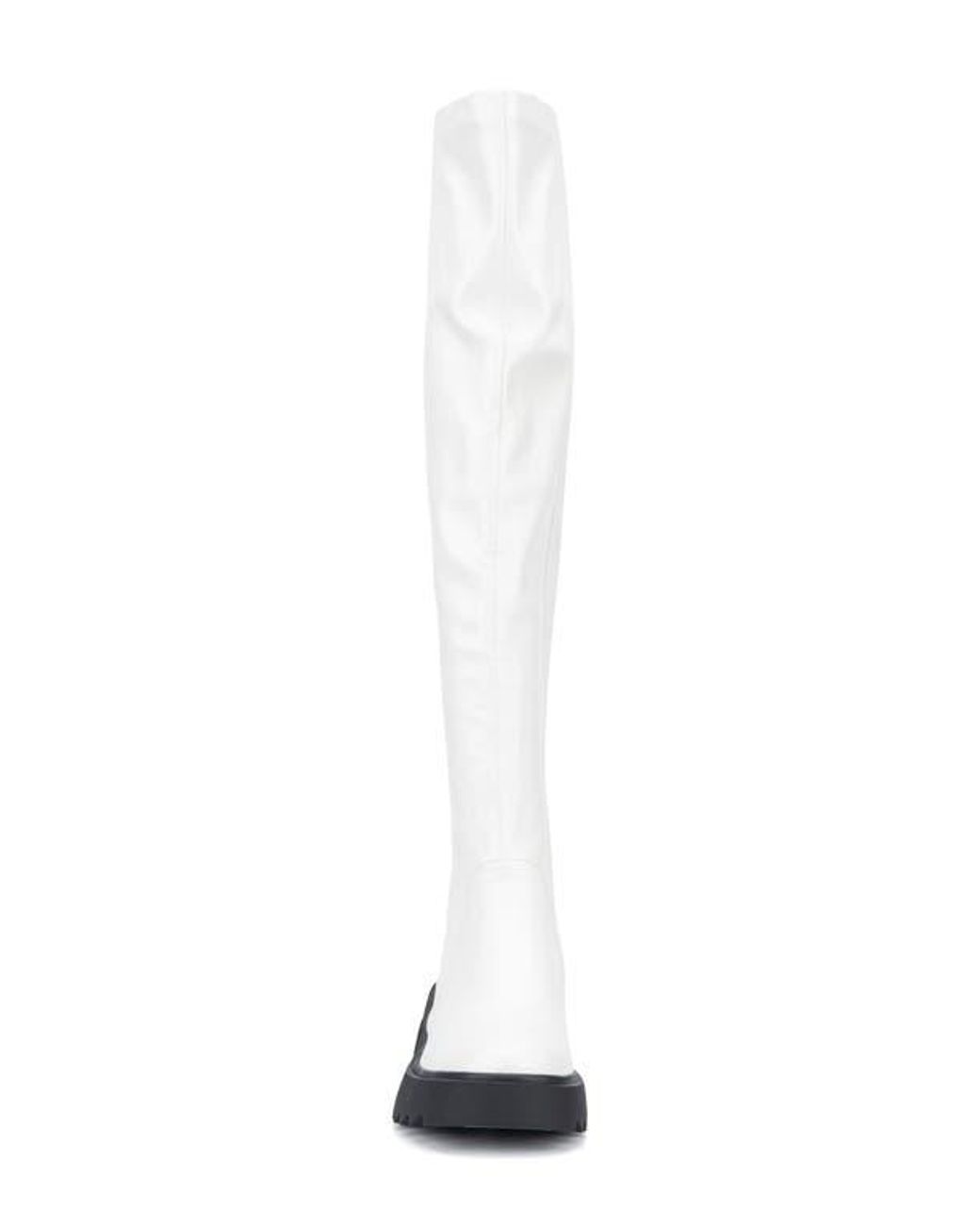 TORGEIS Alfie Lug Sole Tall Boot in White | Lyst