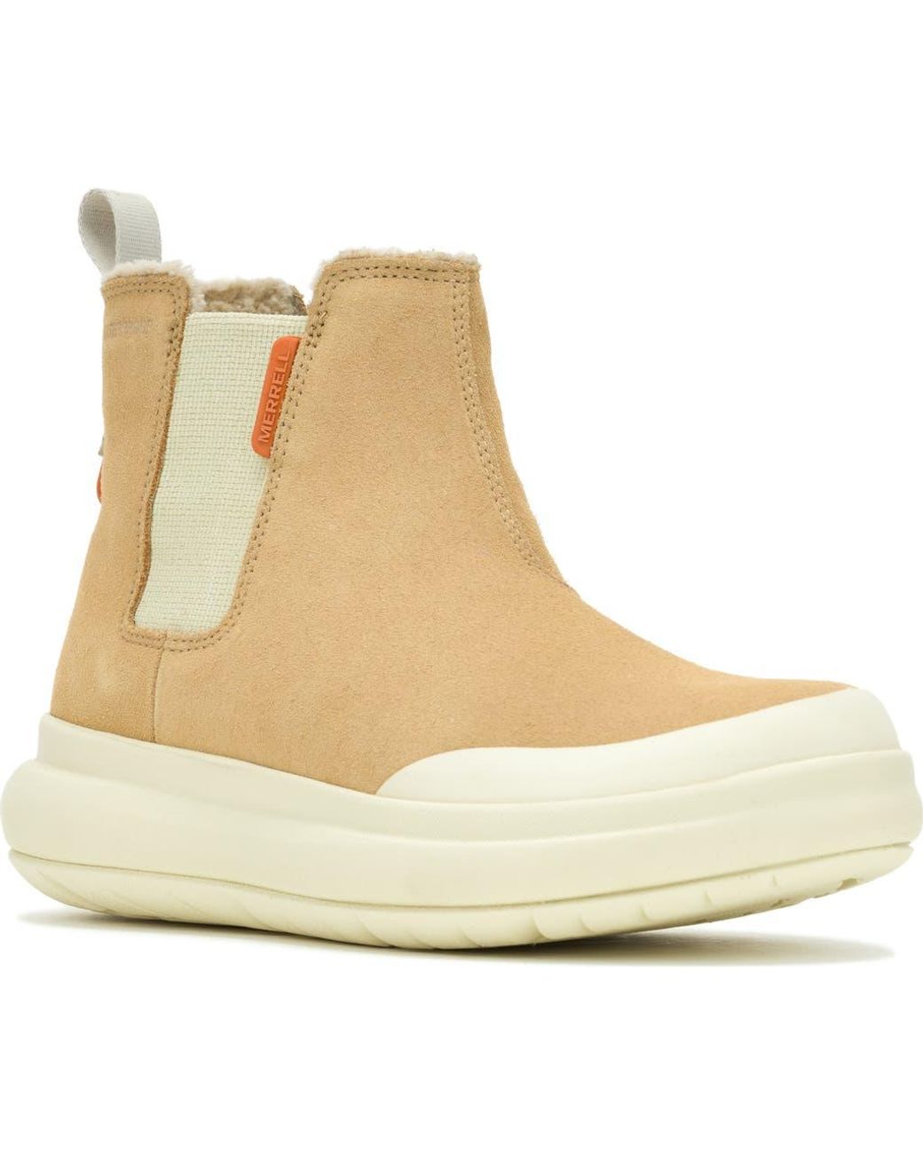 Merrell Marquette Thermo Waterproof Faux Shearling Lined Chelsea Boot ...