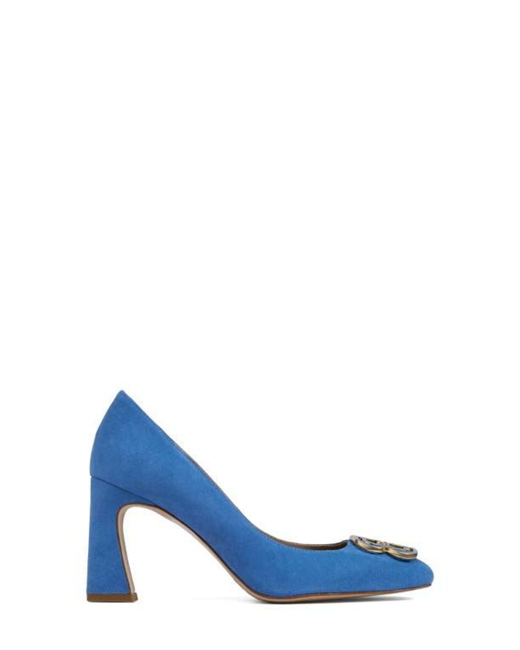 LK Bennett Truly Logo Pump in Blue | Lyst