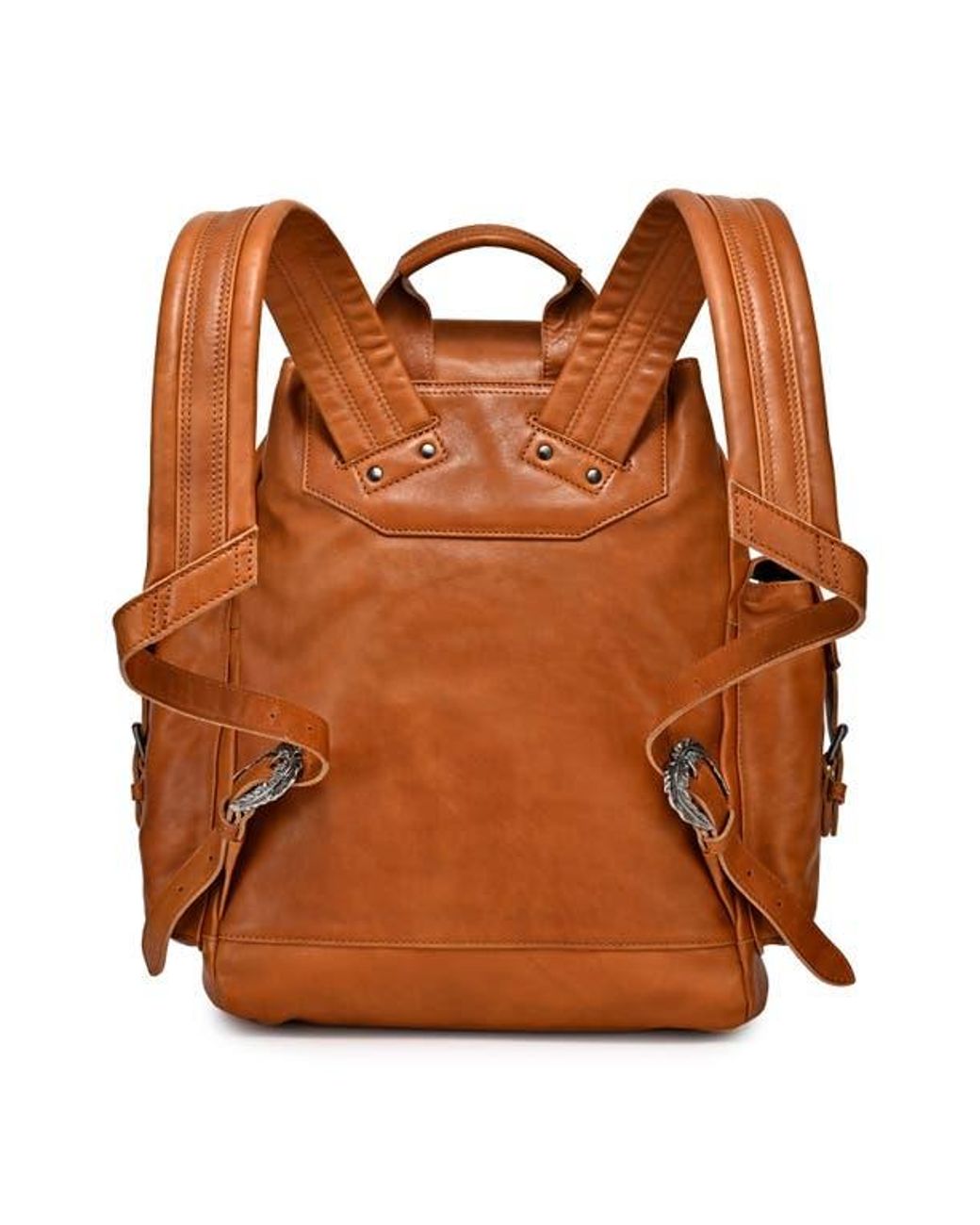 Old Trend Bryan Leather Backpack in Brown | Lyst