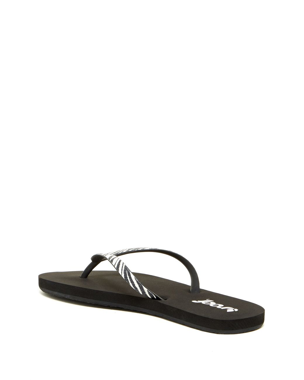 Reef Stargazer Luxe Zebra Thong Sandal In Black Lyst, 46% OFF