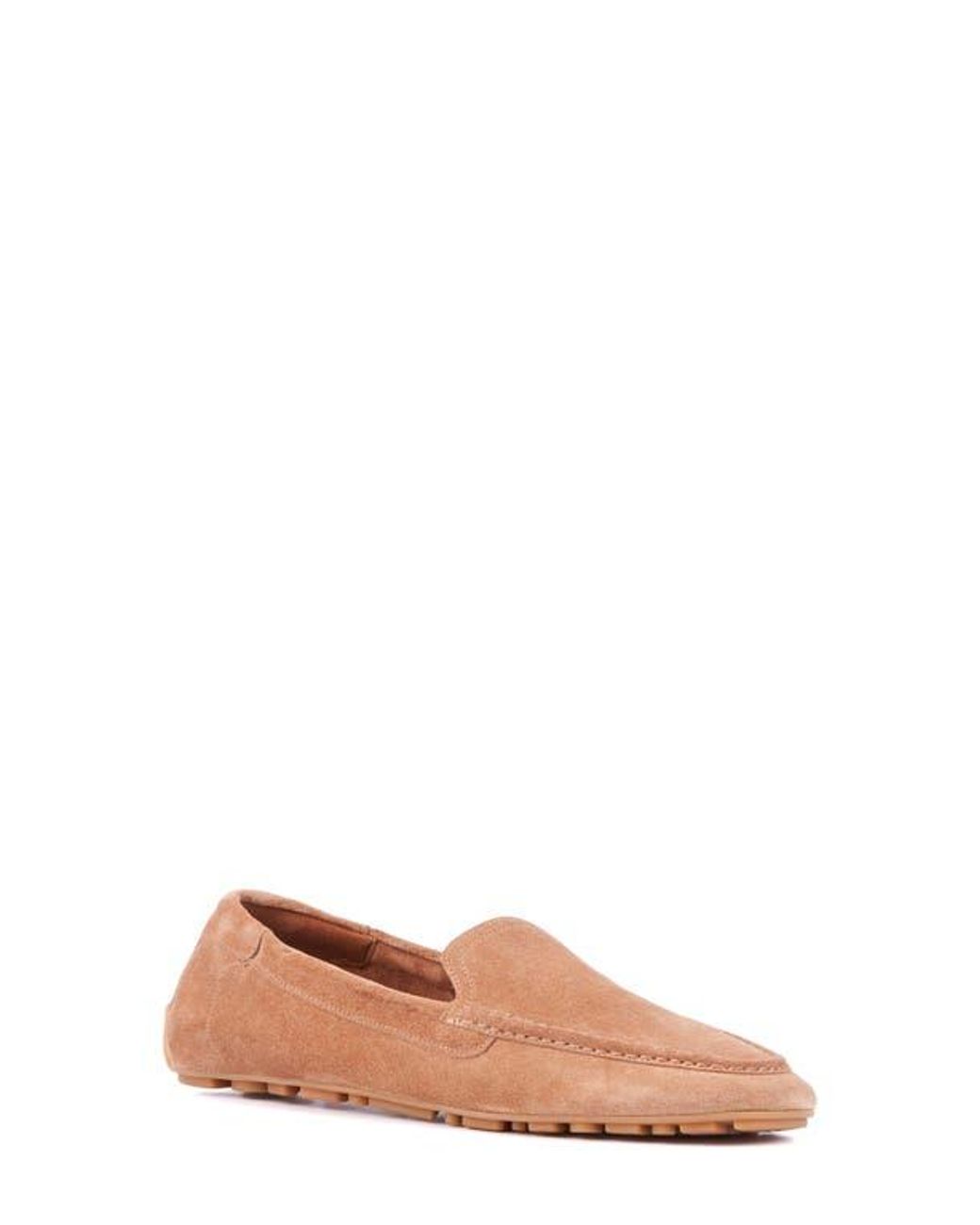 Aquatalia Qaitlin Moc Toe Weatherproof Slip-On Shoe in Pink | Lyst