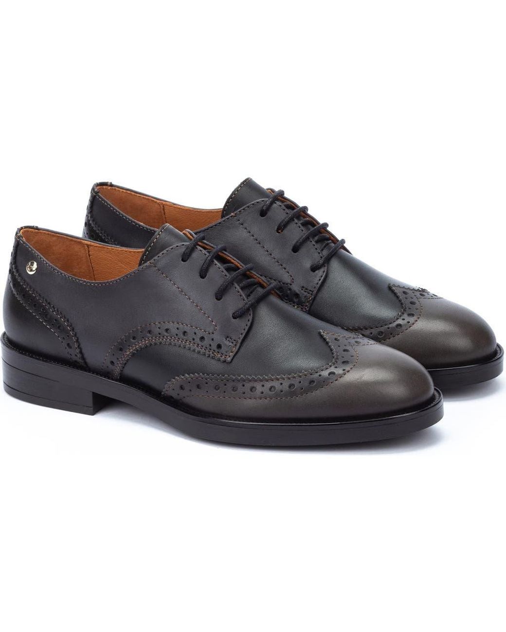 Pikolinos Puertollano Wingtip Derby in Black | Lyst