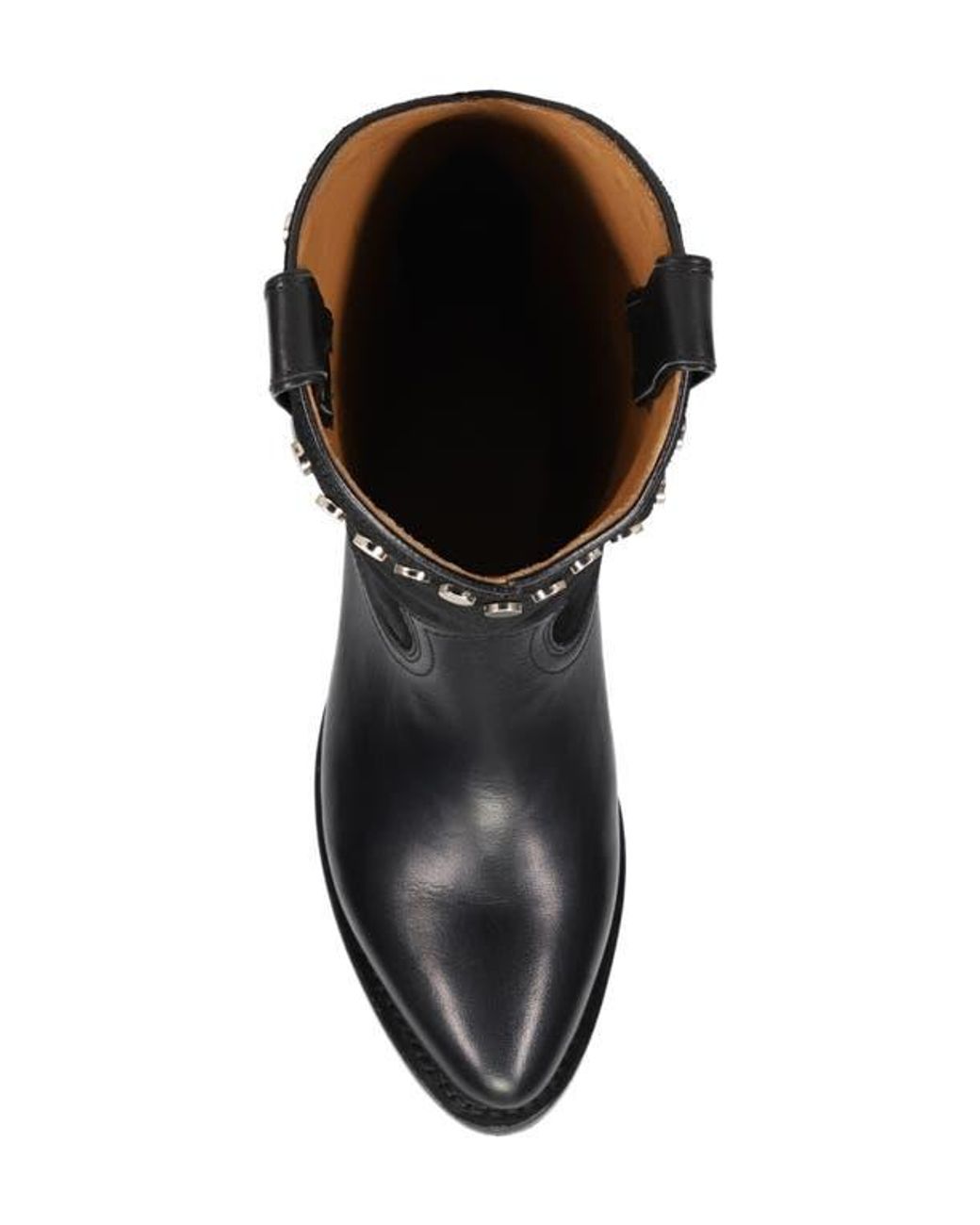Frye Billy Stud Western Boot in Black | Lyst