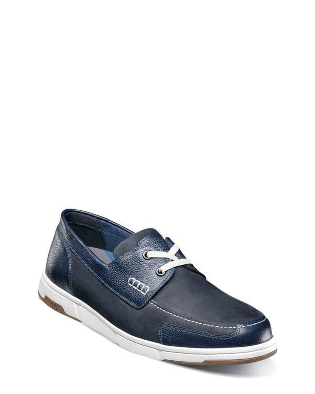 Nunn Bush Luca Boat Shoe in Blue for Men | Lyst