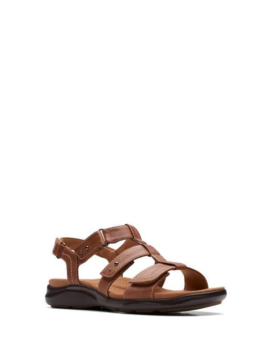 Clarks Kitly Step Sandal in Brown | Lyst