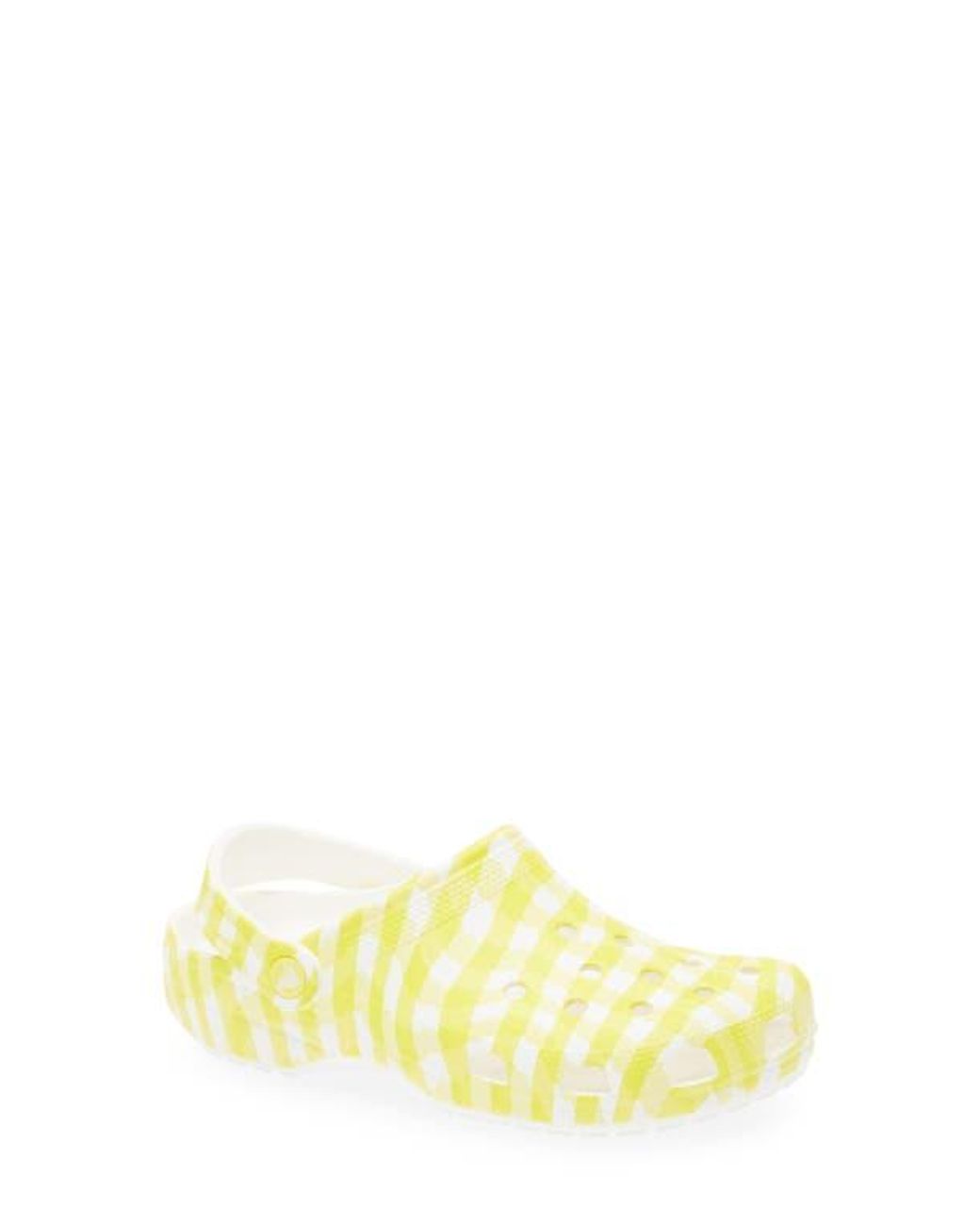 Crocs™ Classic Gingham Clog in Yellow | Lyst