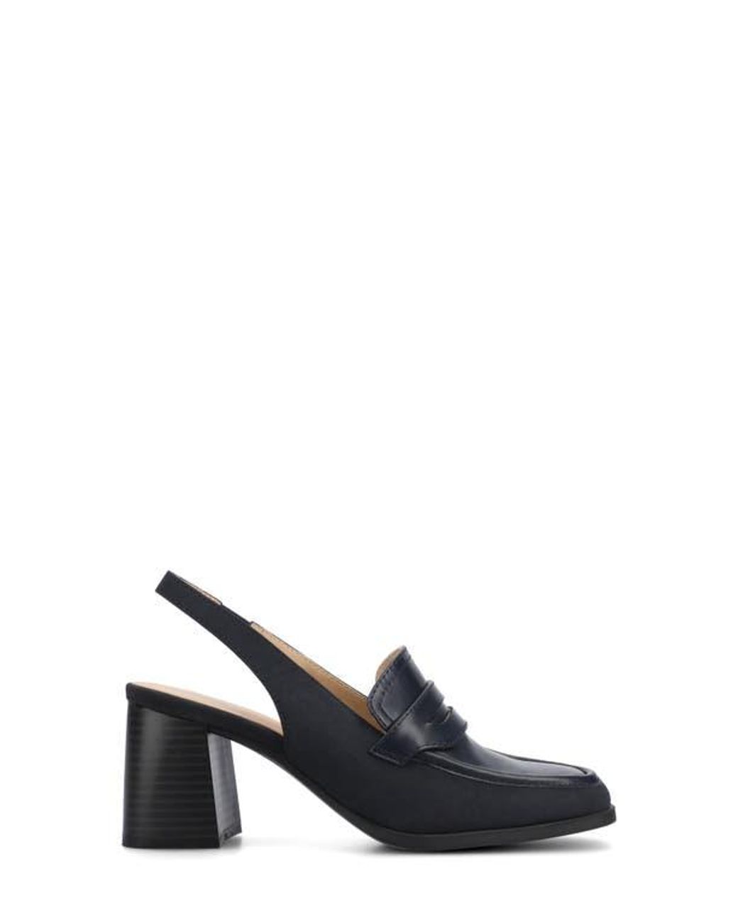 Journee Collection Henrika Slingback Pump in Black | Lyst