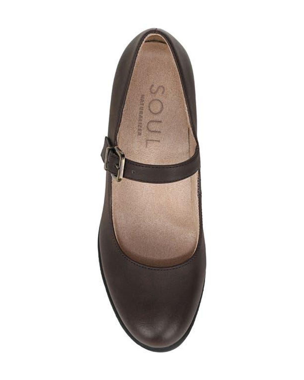 Naturalizer Adore Mary Jane Wedge Pump in Black | Lyst