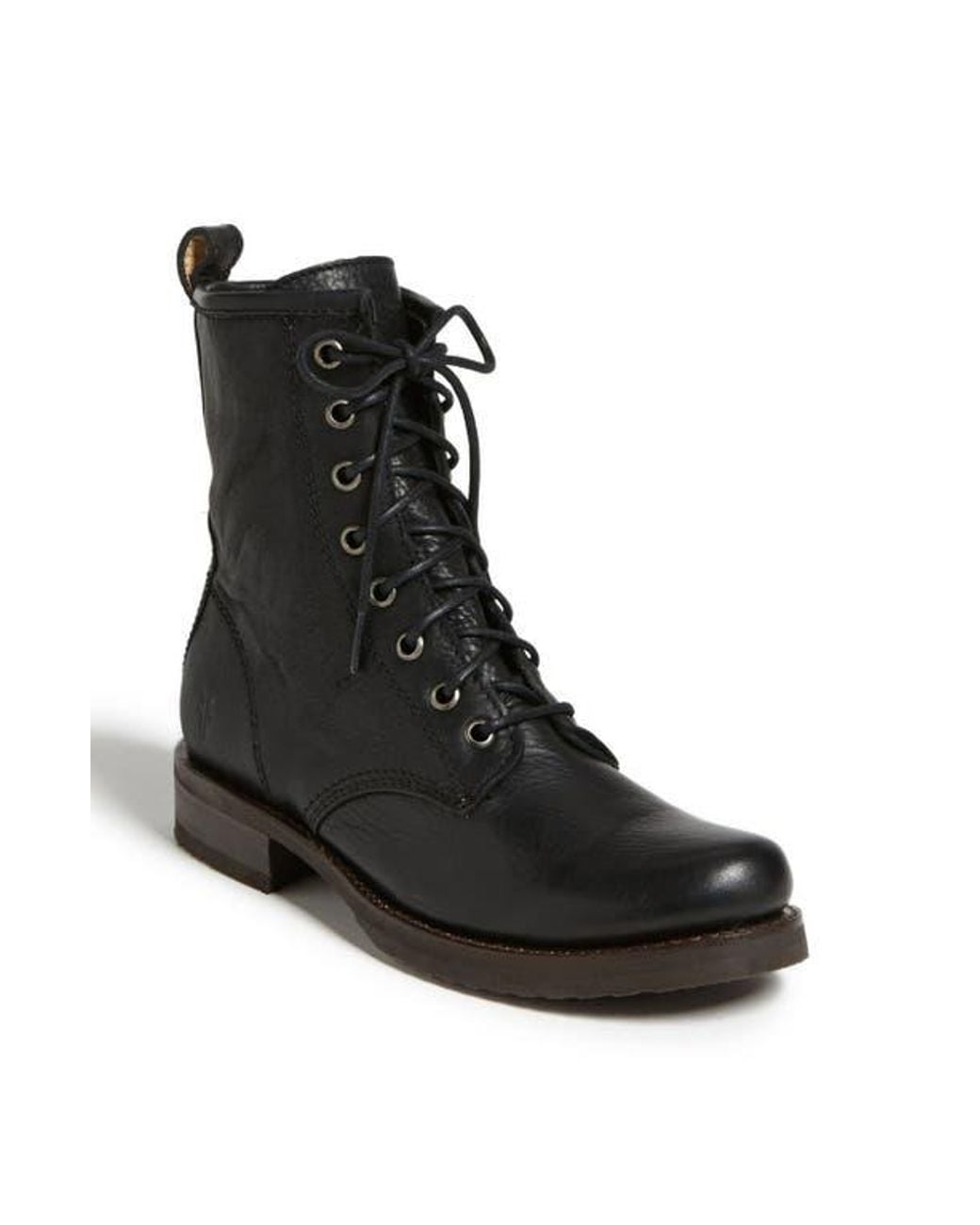 Frye Veronica Combat Boot in Black | Lyst