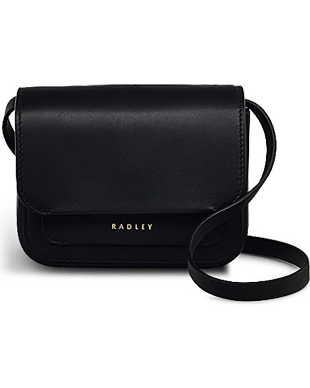 Radley Trinity Square Mini Flapover Crossbody Bag in Black | Lyst