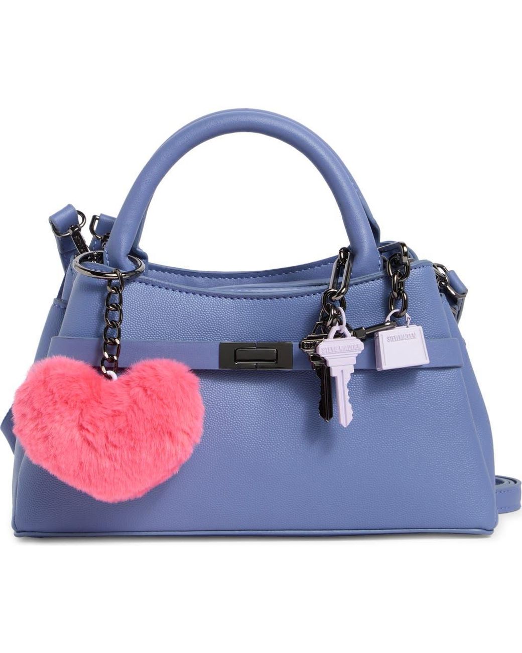Steve Madden Holzer Top Handle Satchel in Blue | Lyst