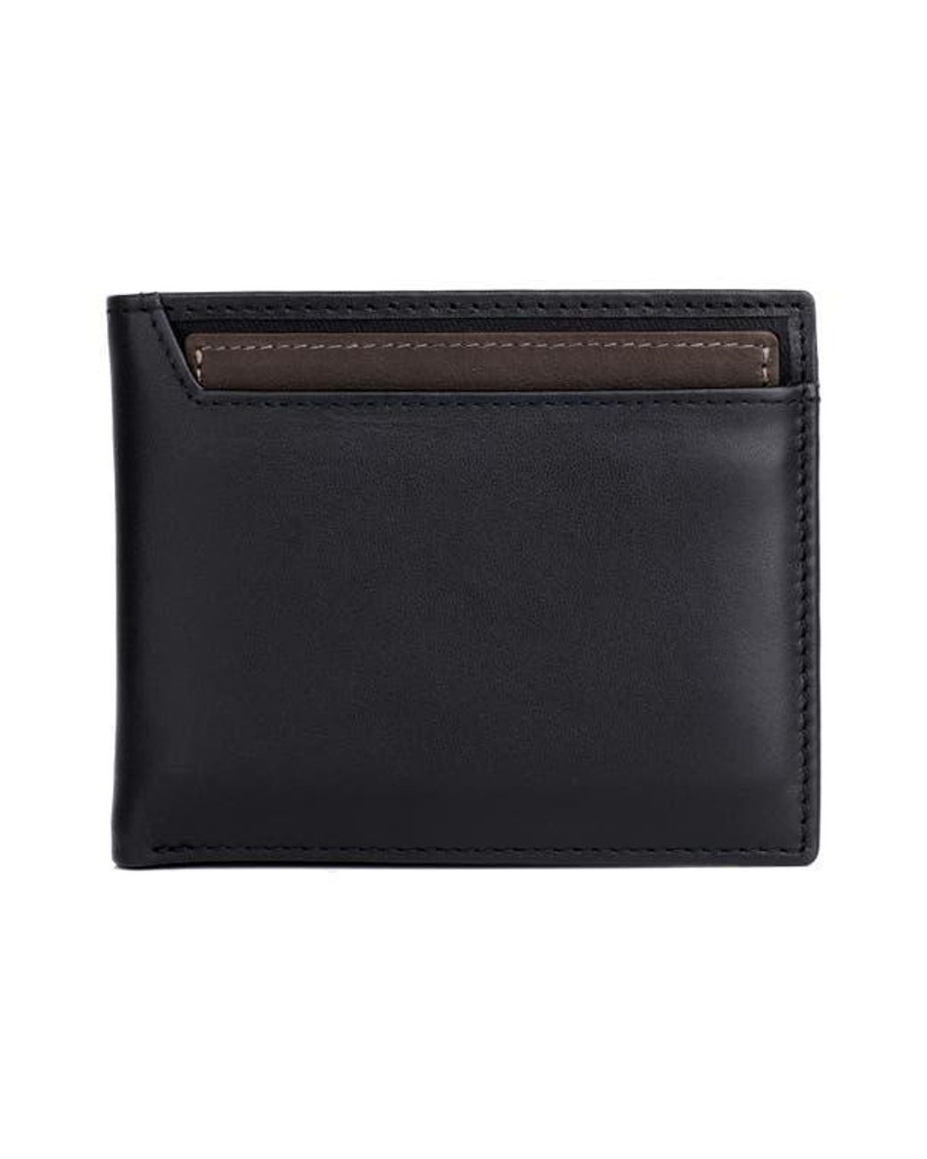 Buxton Rfid Convertible Thinfold Leather Wallet in Black for Men | Lyst