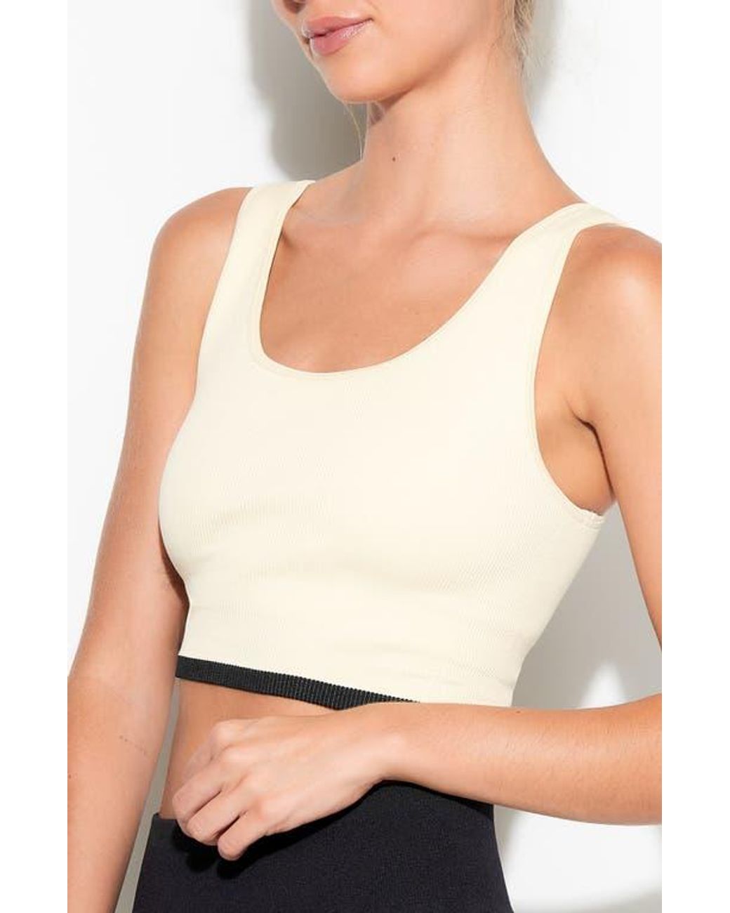 Spiritual Gangster Love Longline Sports Bra in White | Lyst