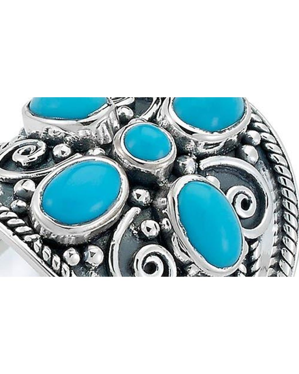 Samuel B. Sleeping Beauty Ring in Blue | Lyst