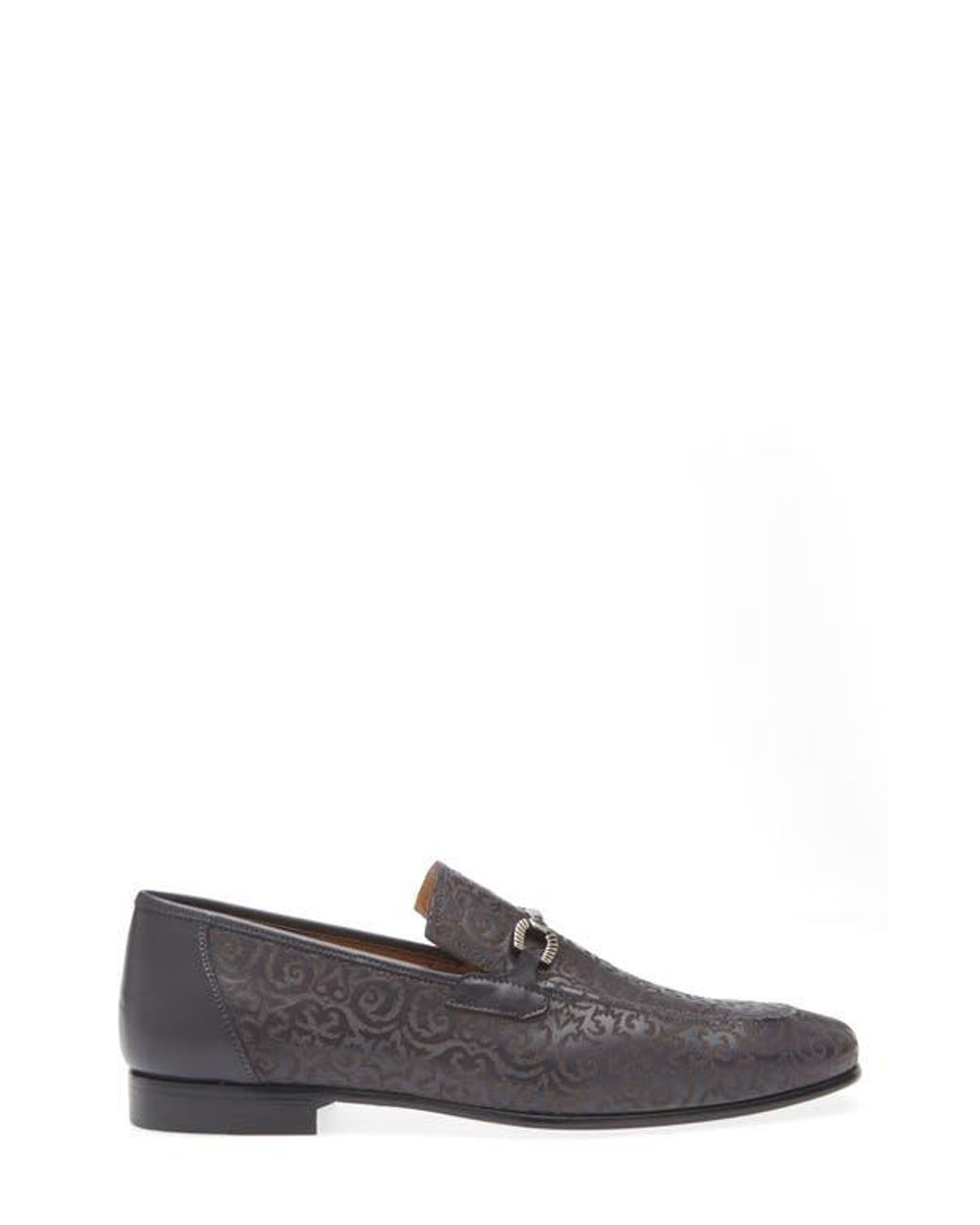 Mezlan Alcaraz Bit Loafer in Gray for Men | Lyst